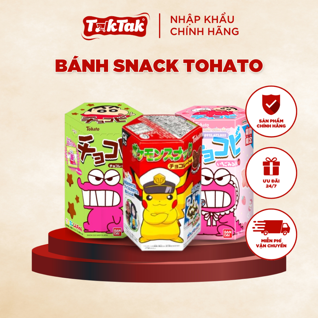 BÁNH SNACK TOHATO CHOCOBI HÌNH SAO SHIN CẬU BÉ BÚT CHÌ 25GRAM CHO BÉ TỪ ...