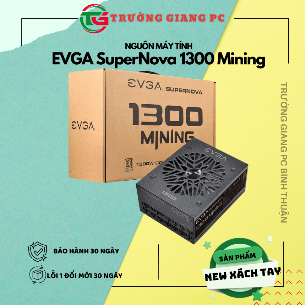NGUỒN MÁY TÍNH EVGA SuperNova 1300 Mining Power - NEW BẢO HÀNH 1 THÁNG ...