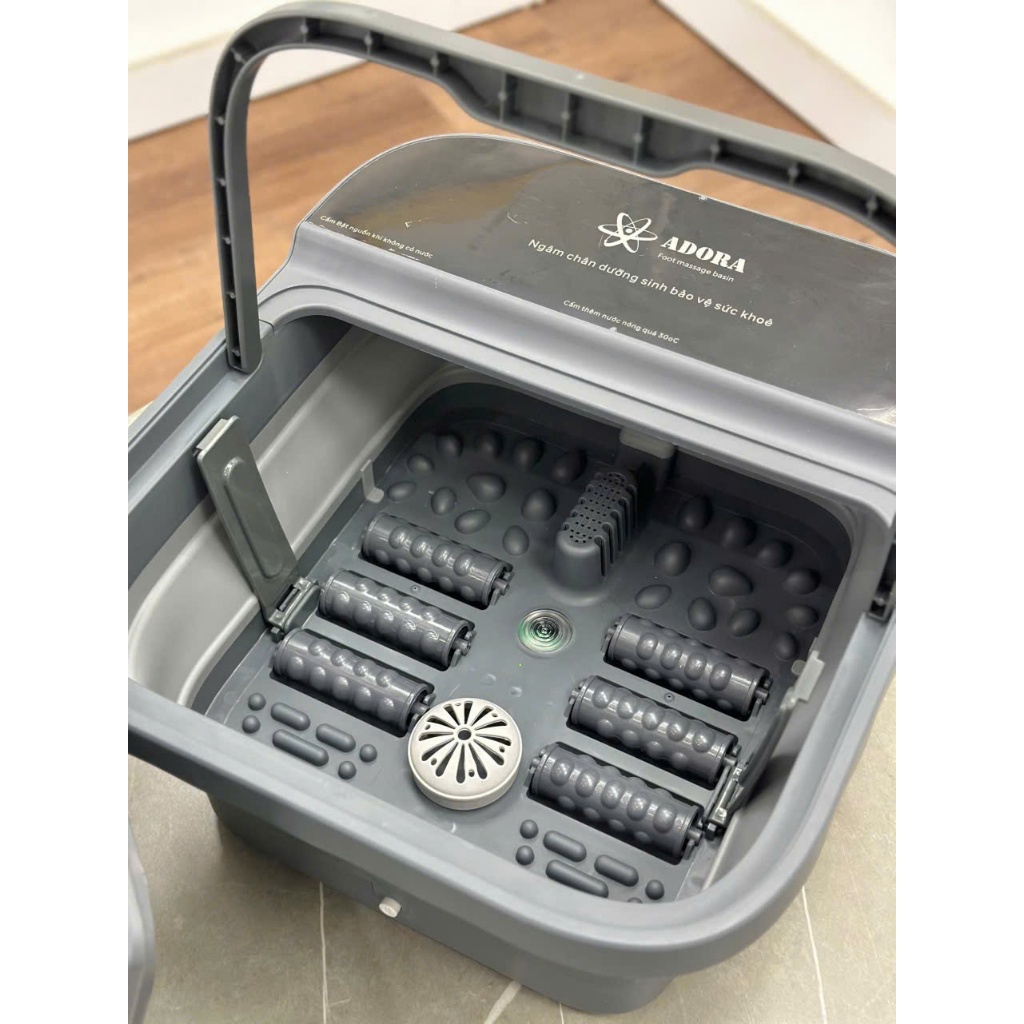 Chậu ngâm chân massage Adora , Bồn ngâm chân cao Cấp Có Sục khí chống ...