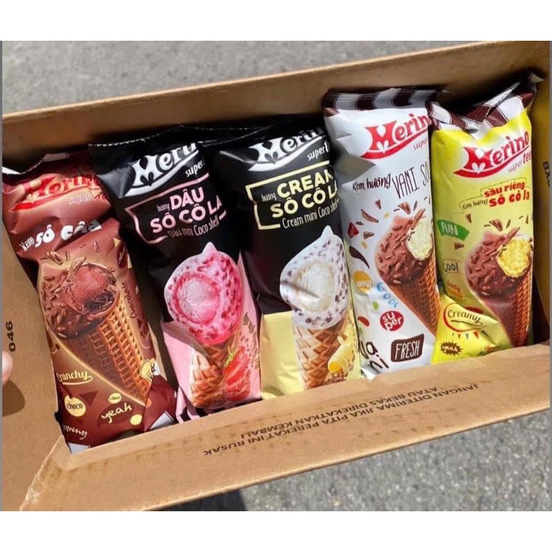 Kem Merino SupperTeen ốc quế có đủ vị | Shopee Việt Nam