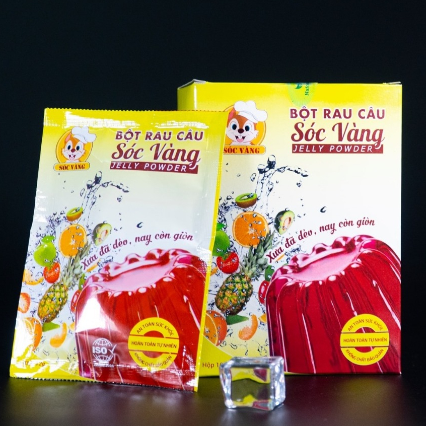 Bột Rau Câu Sóc Vàng (Jelly Powder) Gói 12g (Hộp 10 gói) | Shopee Việt Nam