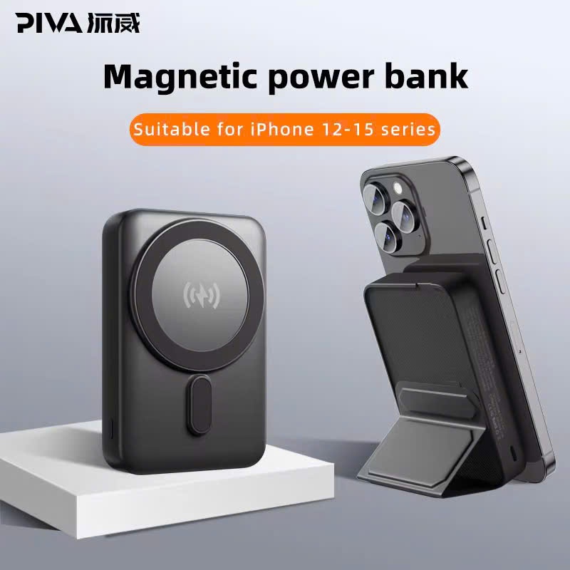 Pin sạc dự phòng Piva 20W dung lượng 10000mAh có giá đỡ, hỗ trợ sạc nhanh tiện lợi | Shopee Việt Nam