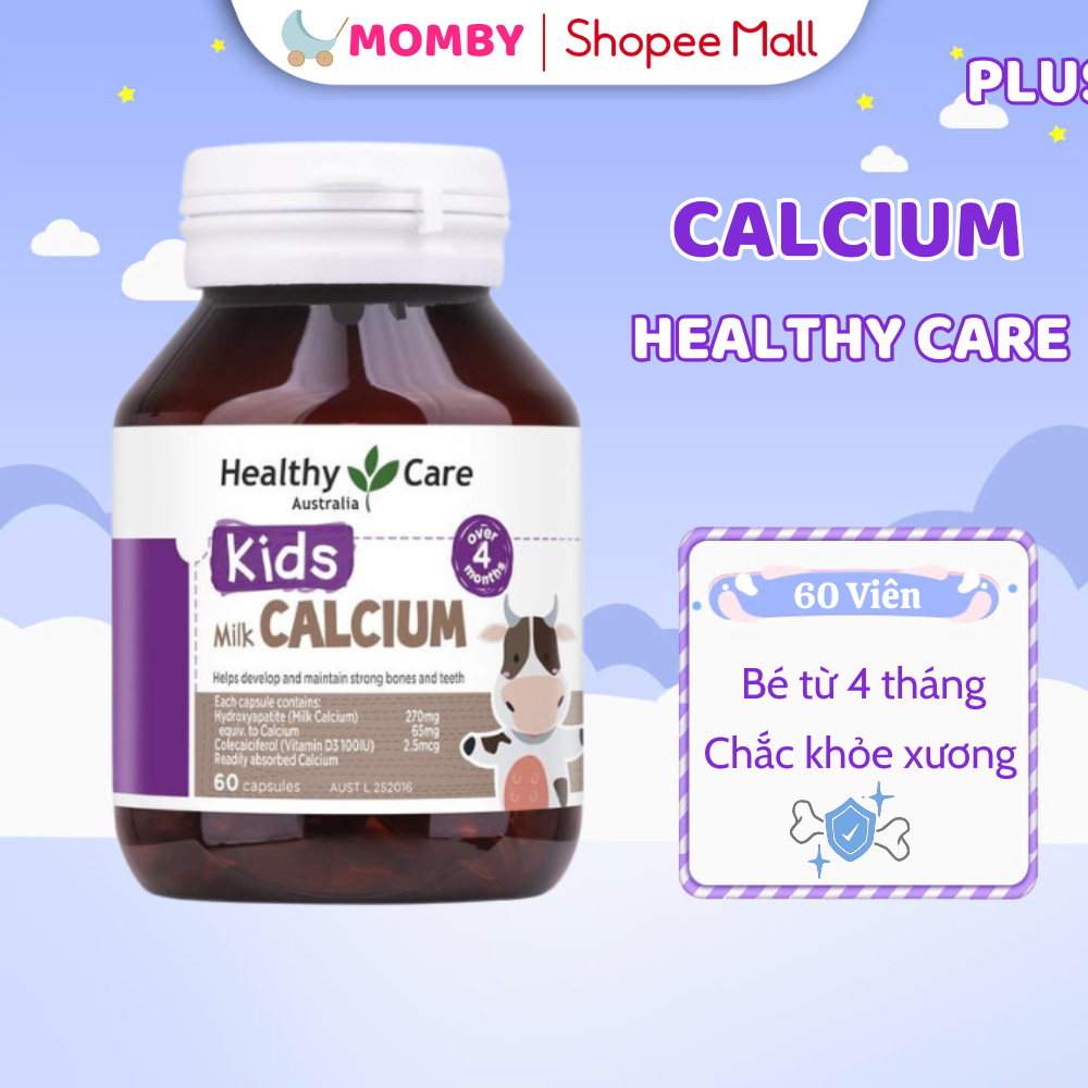 Milk Calcium Healthy Care Kids, Canxi sữa cho bé, DHA Healthy Care Kid’s, bổ sung canxi cho bé ...