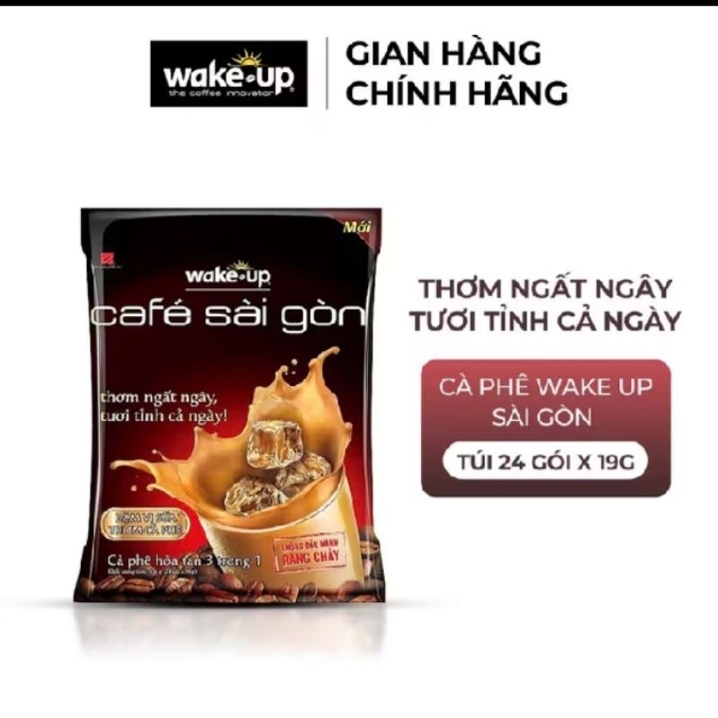 Combo Cafe sài gòn wake-up các loại (24 gói ×19g) | Shopee Việt Nam