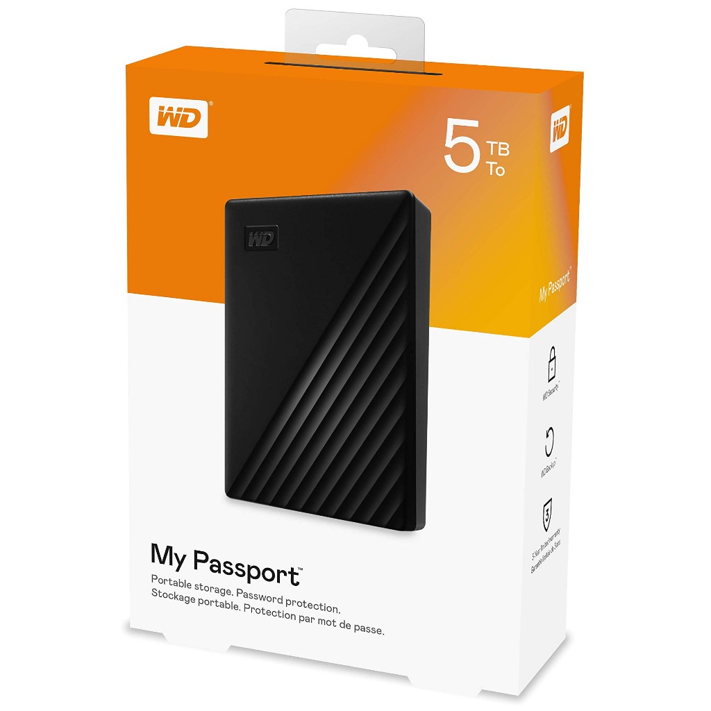 Ổ cứng di động HDD WD My Passport 5TB | Shopee Việt Nam