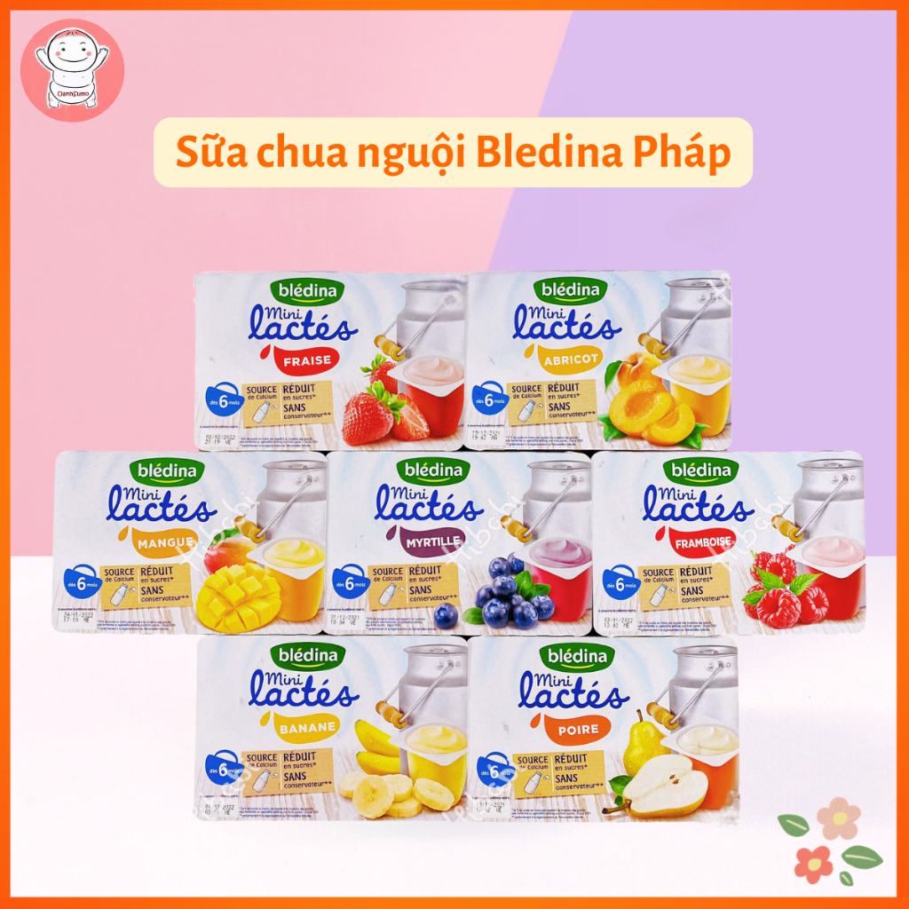 Sữa chua nguội Bledina Pháp cho bé từ 6M (date 02/2026) | Shopee Việt Nam