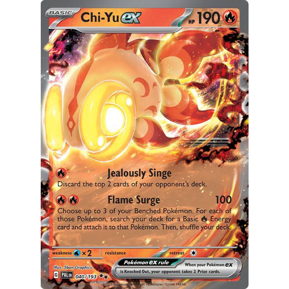 [Chính hãng] [ENG] Thẻ bài /Card Game POKEMON - Chi-Yu ex - 040/193 ...