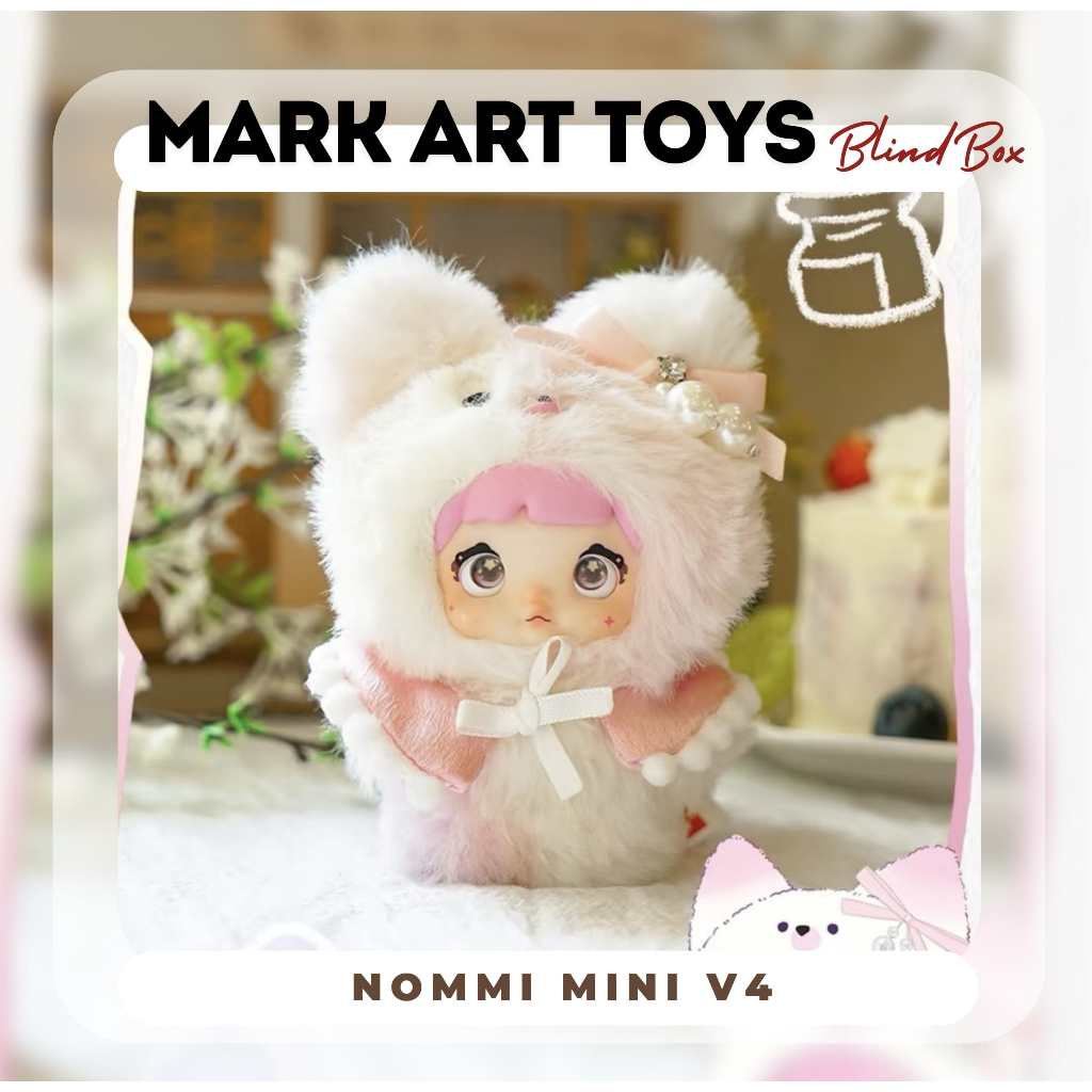 [Mark Art Toys HCM] Móc Khoá Gấu Bông NOMMI V4 MINI BABY Blind Box ...