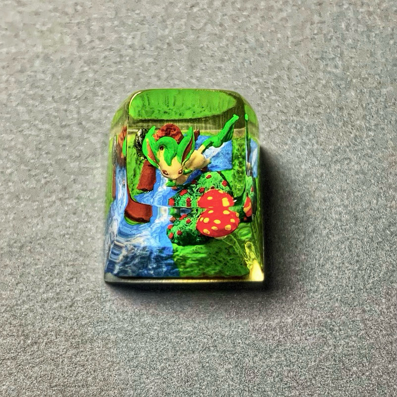 Nút bàn phím cơ keycap resin Pokemon Leafeon | Shopee Việt Nam
