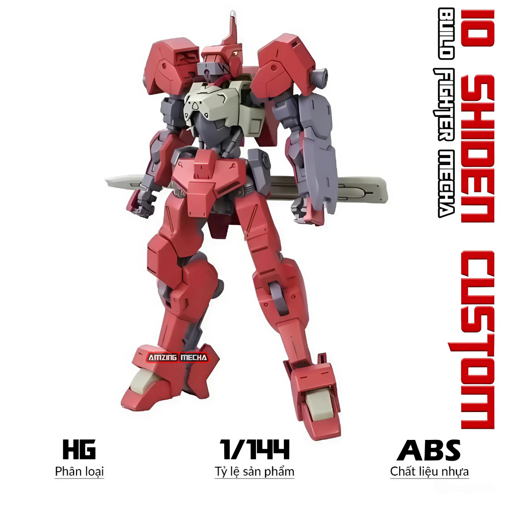 Mô hình HG IO Frame Shiden Custom (RYUSEI-GO), 1/144 Mobile Suit ...