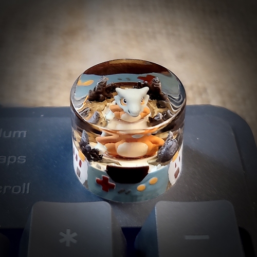 Keycap Cubone Resin Thủ Công – Keycap Pokémon - keycap knob Cho Bàn ...