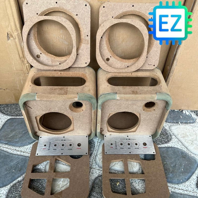 Thùng loa, box loa, vỏ loa thô cho combo mono Boombox 2, sonos 4 inch ...