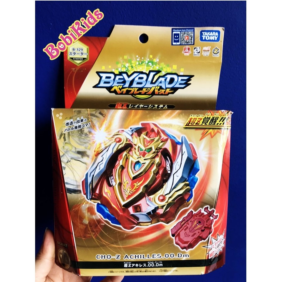 BEYBLADE - Cho-Z Achilles.00.Dm B129 (B-129) - Beyblade Burst - B 129 ...