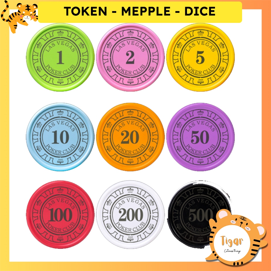 Token Tròn Tính Điểm Nhựa Plastic Nhiều Màu Disc Color Phụ Kiện DIY PNP ...