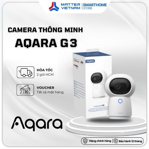 Aqara Camera Hub G3 AI - xoay 360 độ, độ phân giải 2K, Apple HomeKit - Indoor 2K AI Tracking CH ...