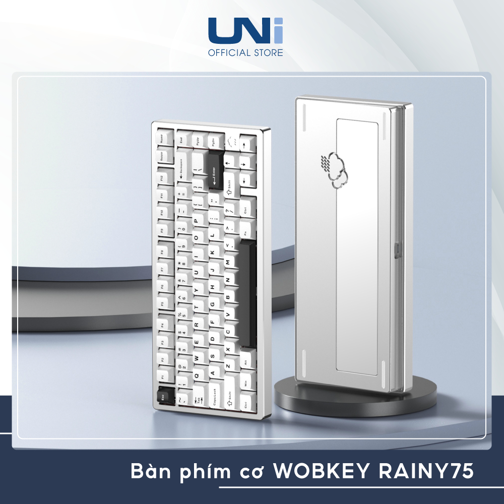 HÀNG SẴN - Bàn phím cơ WOBKEY RAINY75 LITE - NO LED - Layout 75%, Case ...