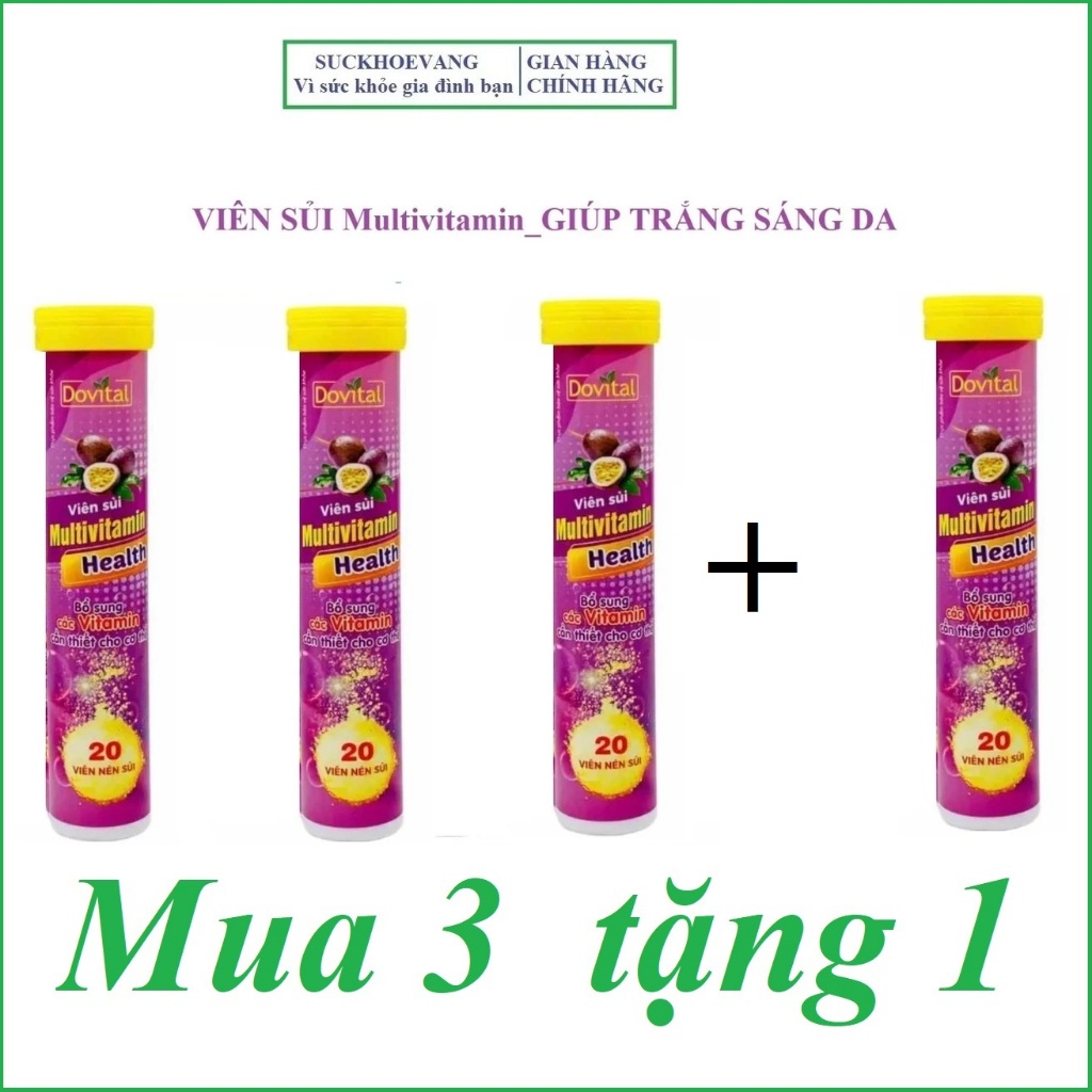 Viên C sủi vị chanh leo giúp trắng sáng da, bổ sung Vitamin C tăng ...