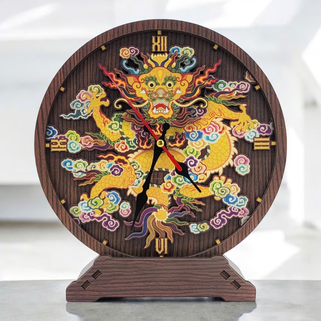 Đồng Hồ Gỗ Rồng Việt, Đồng Hồ Để Bàn Kymviet | Shopee Việt Nam