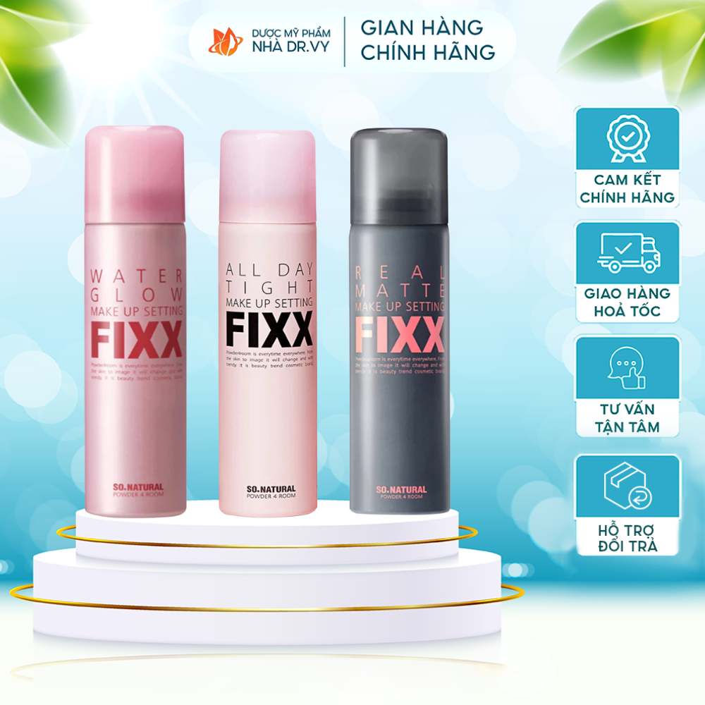 Xịt khóa nền makeup So Natural Fixx 75ml | Shopee Việt Nam