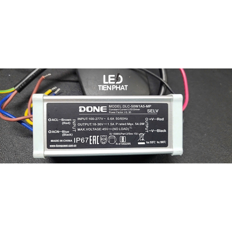 DRIVER DONE, NGUỒN DONE dùng cho chip đèn Led 50w, siêu bền | Shopee ...