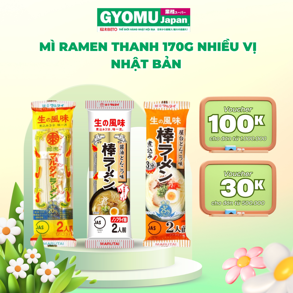 Mì ramen thanh 170g nhiều vị nhật bản - Gyomu | Shopee Việt Nam