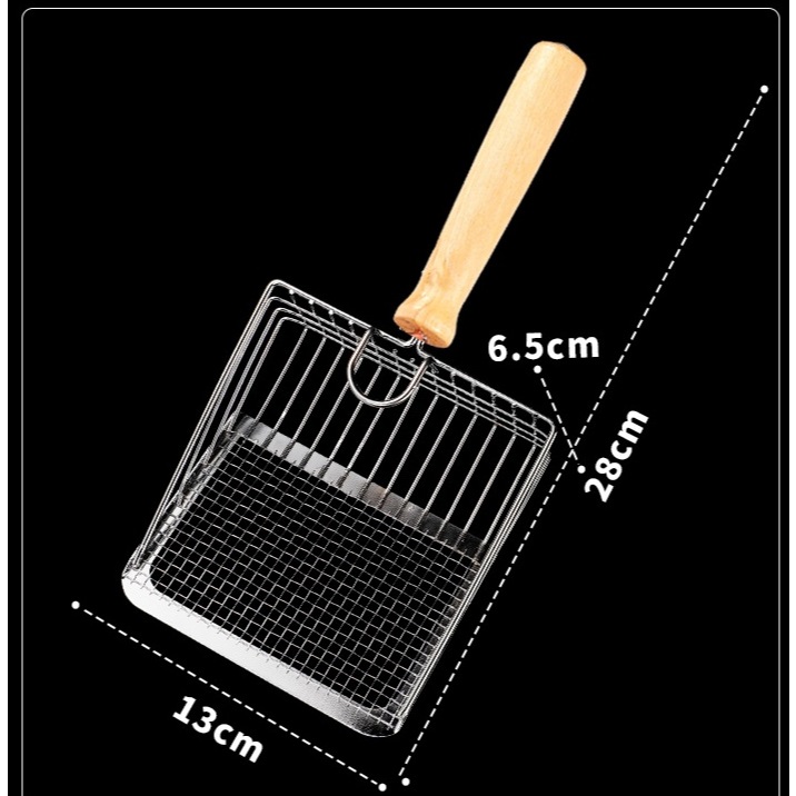Xẻng Xúc Cát Mèo Size Lớn Có Mắt Lưới Nhỏ Lọc Cát Bằng Thép Không Gỉ ...