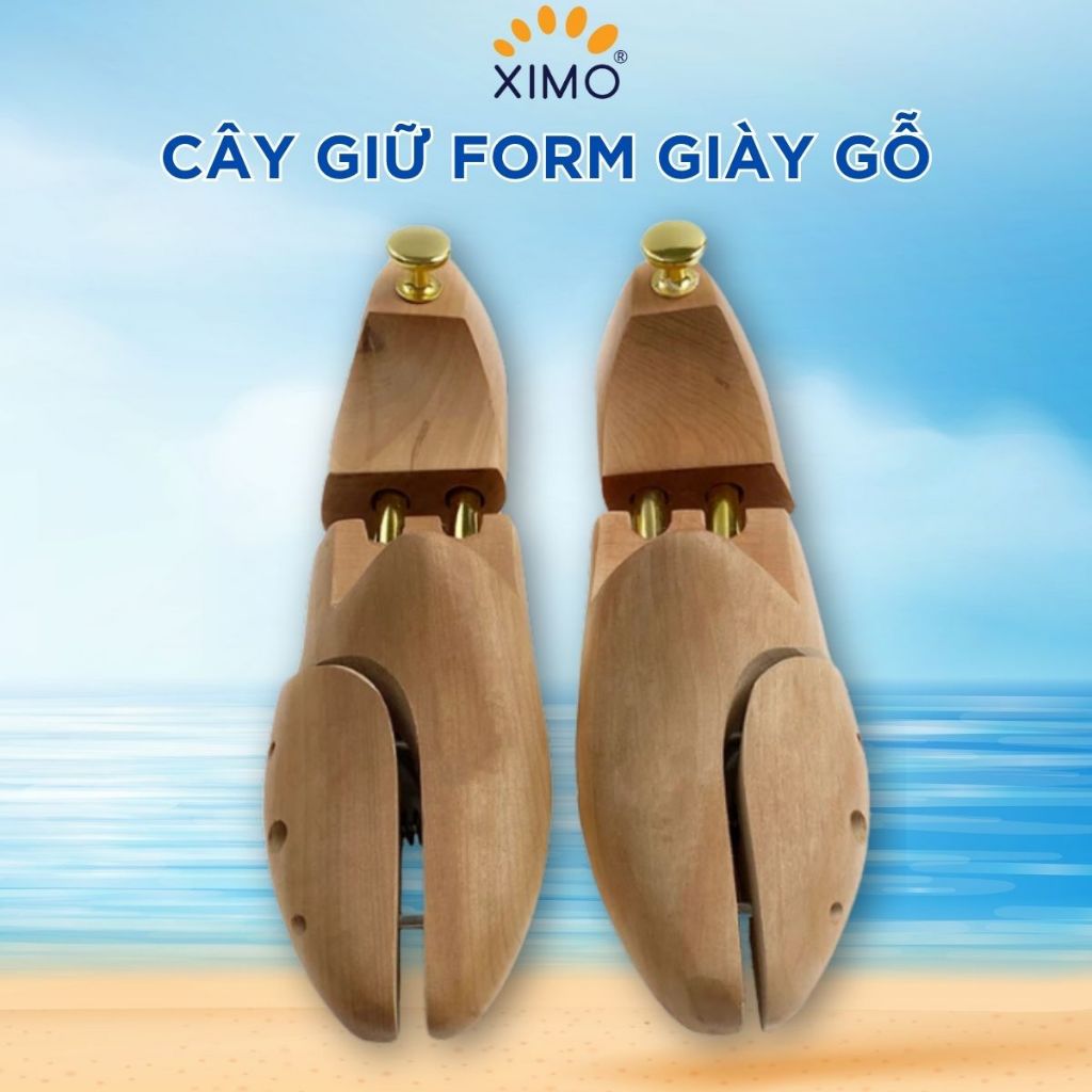 Cây giữ form giày làm bằng gỗ nguyên khối cao cấp Shoe tree bảo vệ giày ...