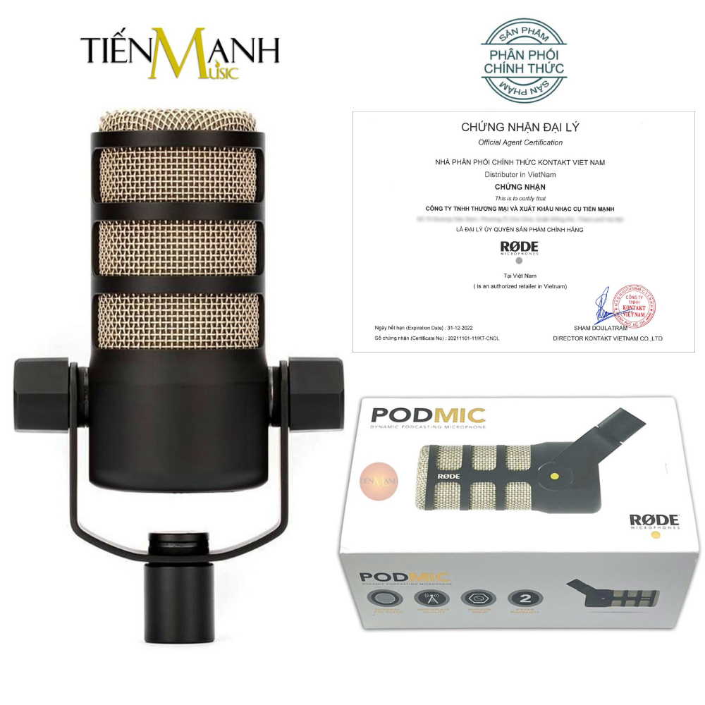 [Chính Hãng] Micro Rode Podmic - Mic Thu Âm Dynamic Podcast Livestream ...