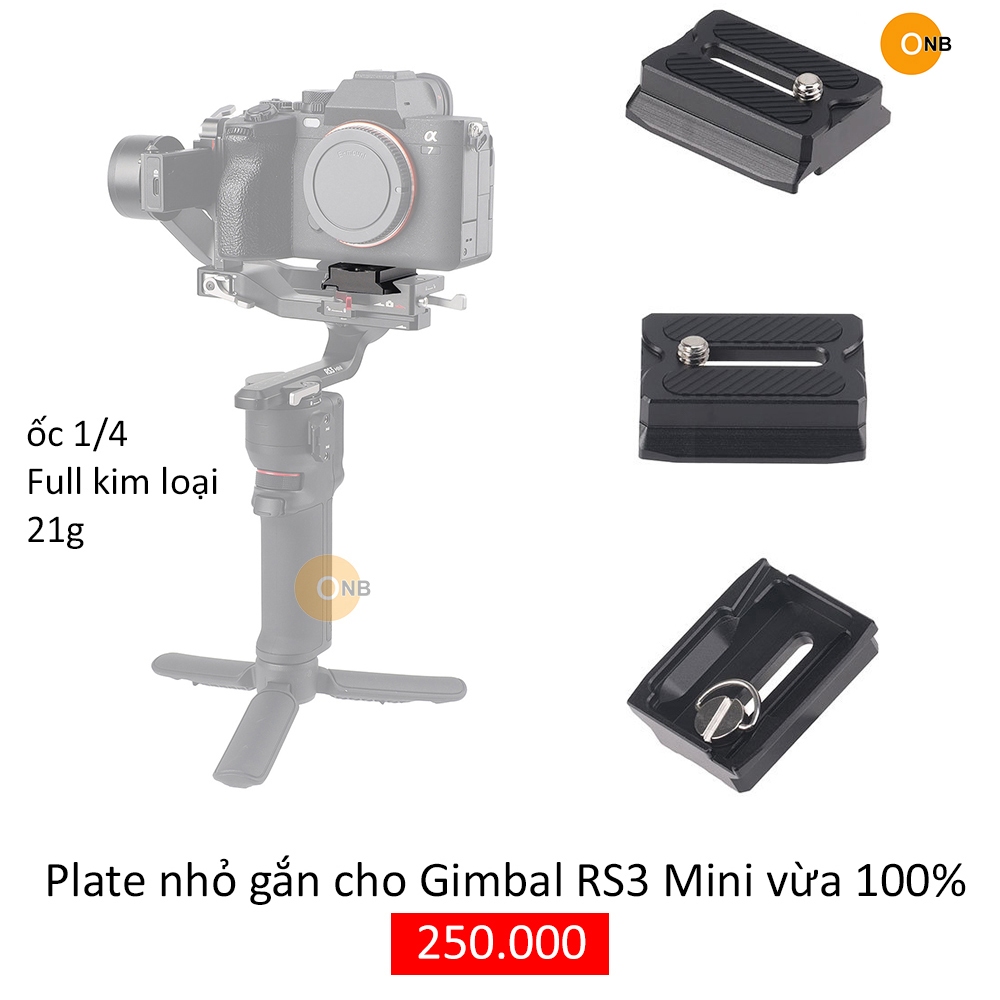 Plate nhỏ gắn Gimbal DJI Ronin RS3 Mini vừa 100% | Shopee Việt Nam