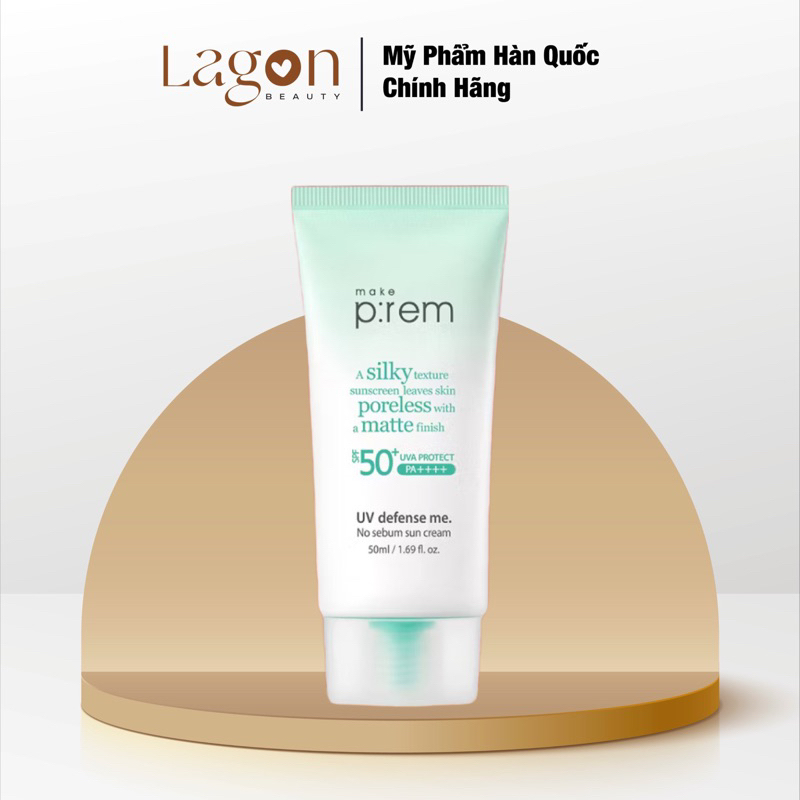 Kem Chống Nắng Make Prem UV Sun Cream Make P:rem SPF 50+ PA++++ (Màu ...