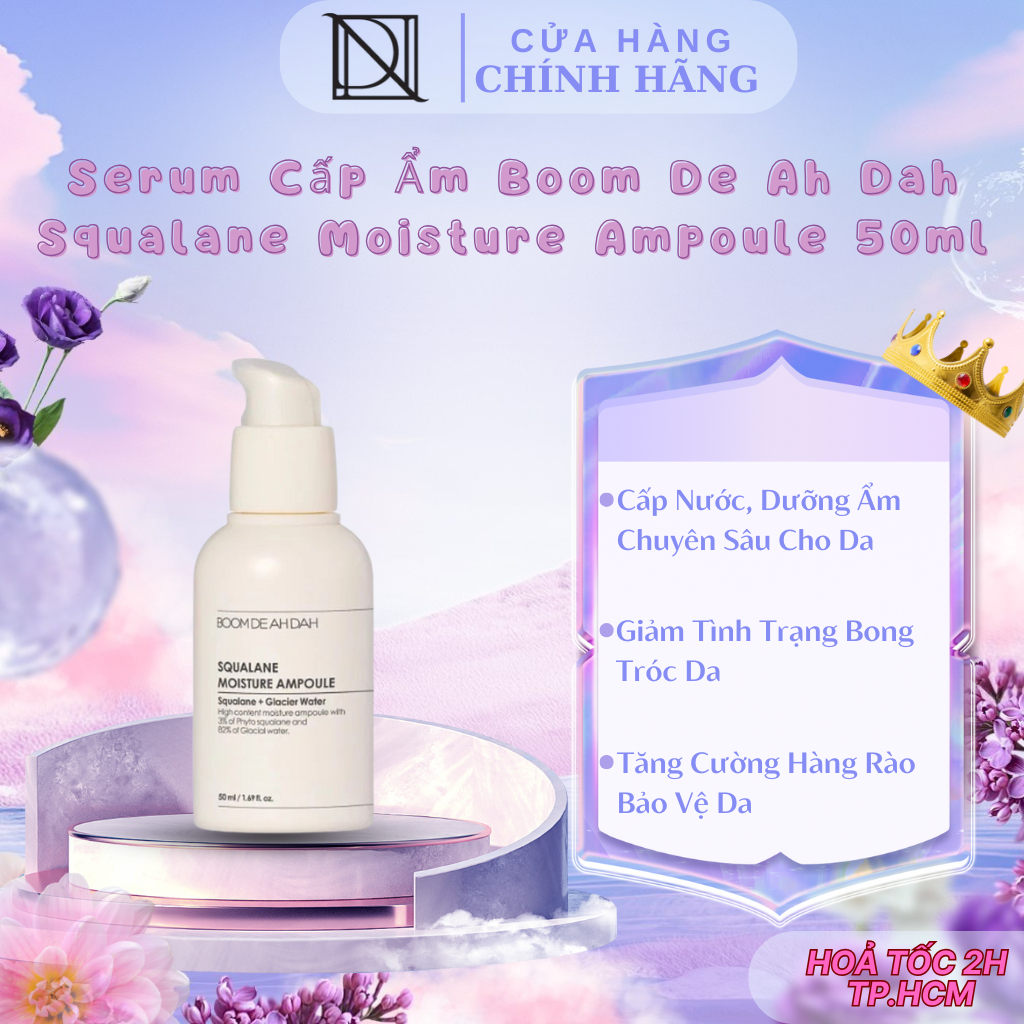 Serum Boom De Ah Dah Cấp Nước, Dưỡng Ẩm Chuyên Sâu, Nước Sông Băng ...