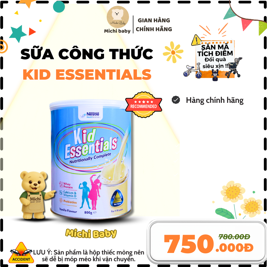 Sữa Công thức Kid Essentials Úc Nestlé Cho Bé Lọ 800g - Michi baby ...