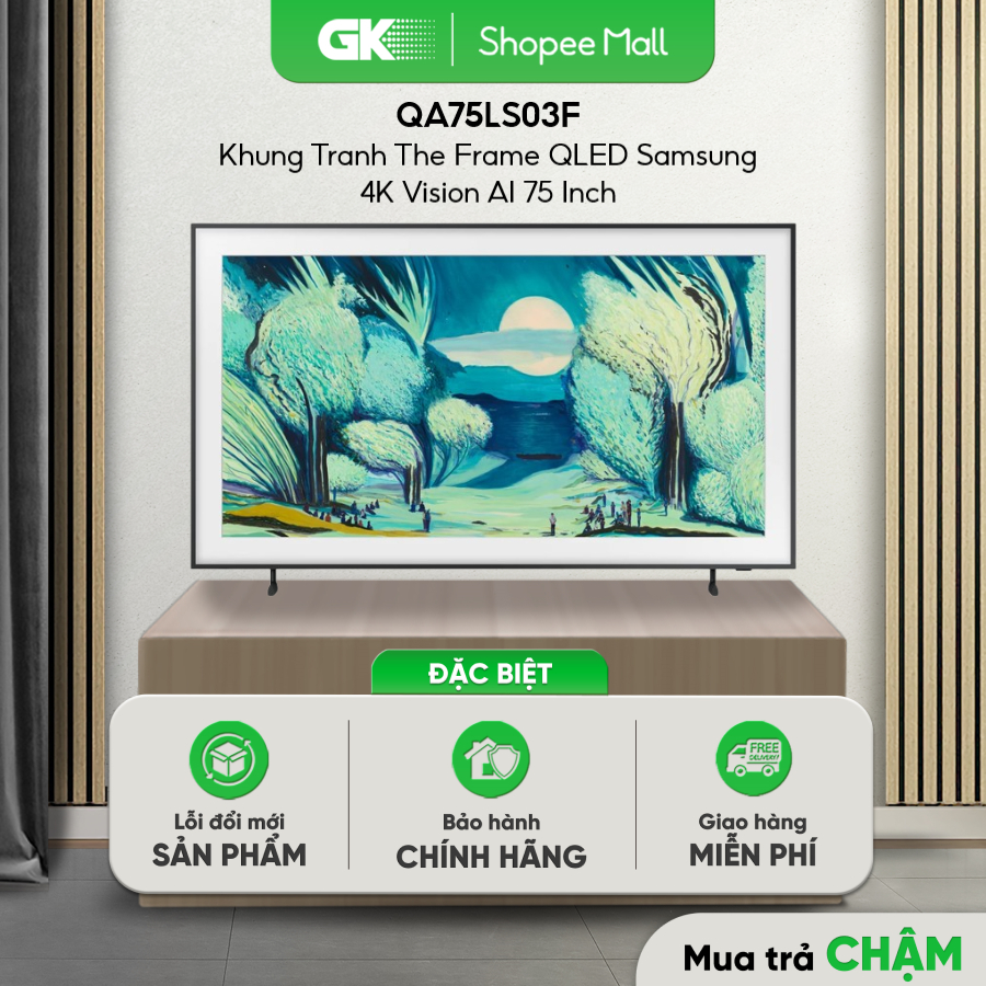 QA75LS03DA | QA75LS03F - Miễn Phí Lắp Đặt Để Bàn HCM Smart Tivi Khung Tranh The Frame QLED ...