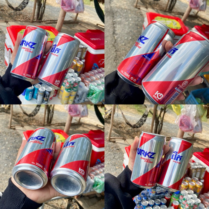 Nước tăng lực WURKZ Energy Drink Cambodia uống cực ngon | Shopee Việt Nam