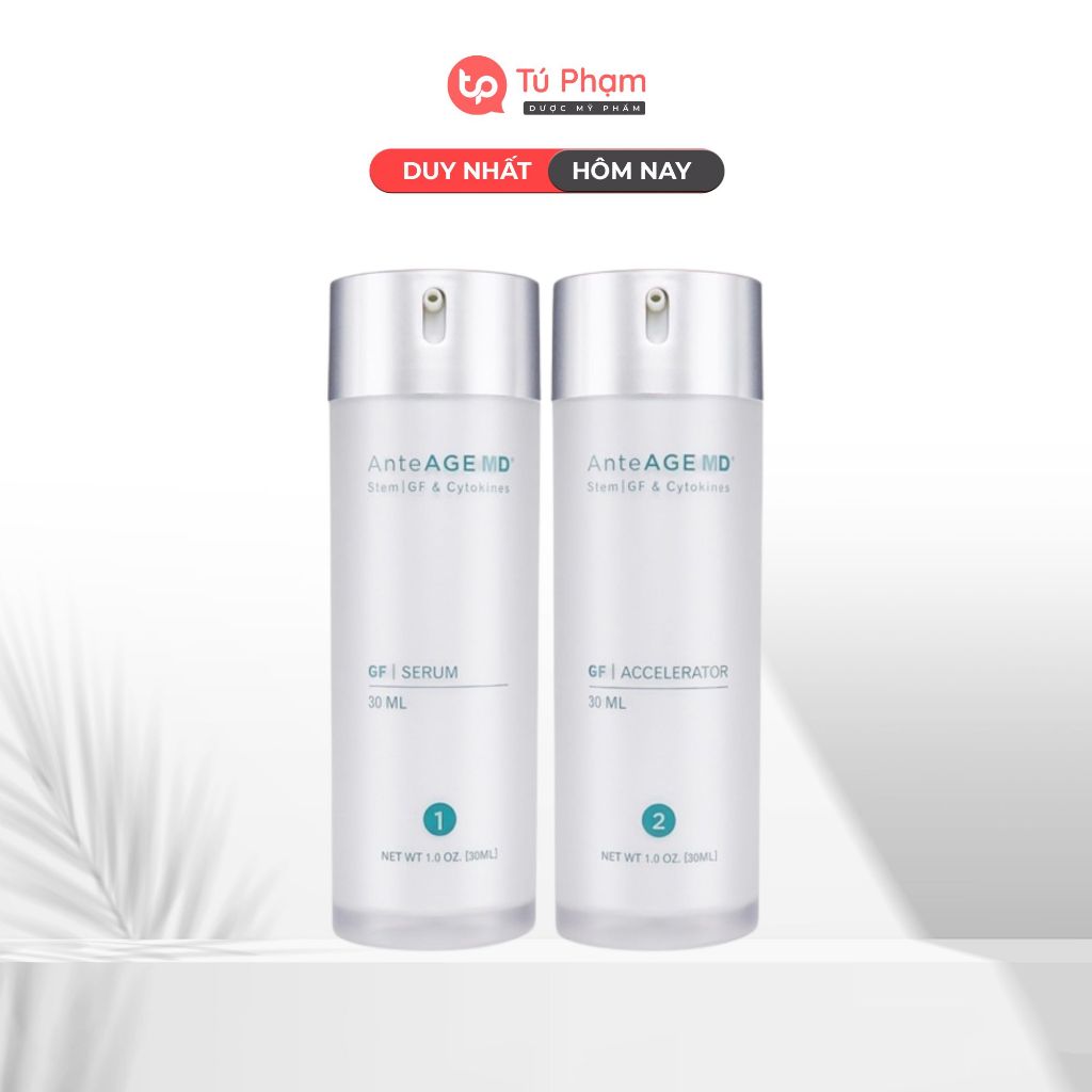 [HÀNG CÔNG TY] Bộ 2 Sản Phẩm AnteAGE MD Biosome System 2x30ml Màu Trắng ...