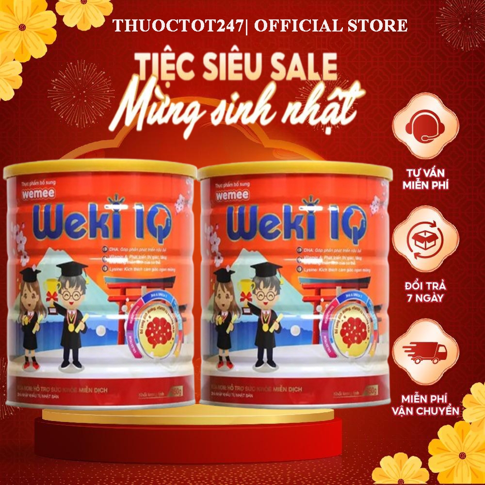 Combo 2 hộp WEKI iQ 650g - chính hãng | Shopee Việt Nam