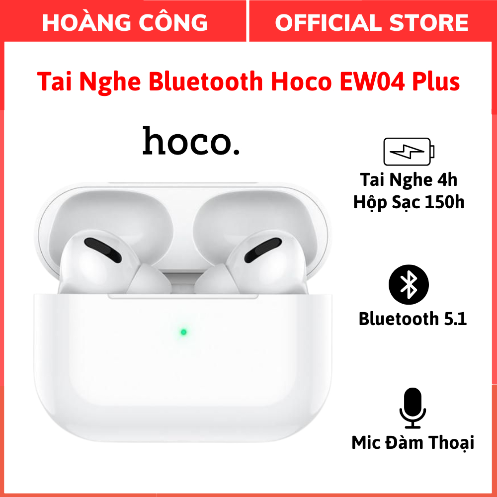 Tai Nghe Bluetooth Hoco EW04 Plus Hỗ Trợ Định Vị, Đổi Tên, Đàm Thoại ...