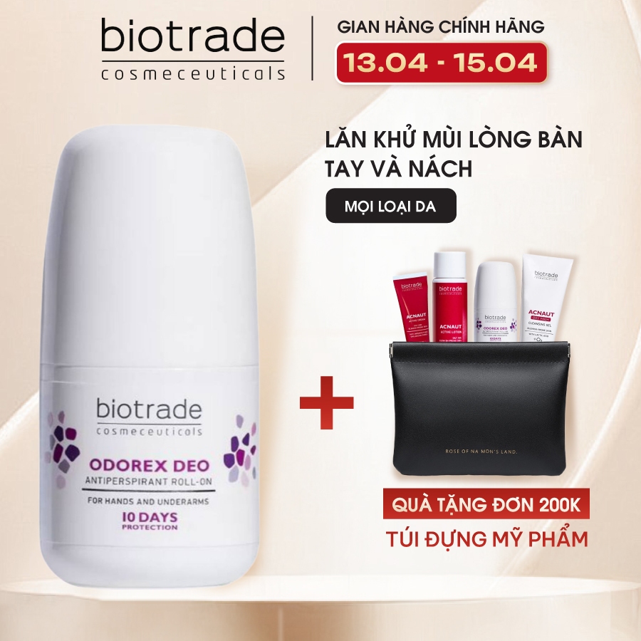 Lăn Khử Mùi Biotrade Odorex Deo Antiperspirant Roll On lòng bàn tay và nách Biotrade | Shopee ...