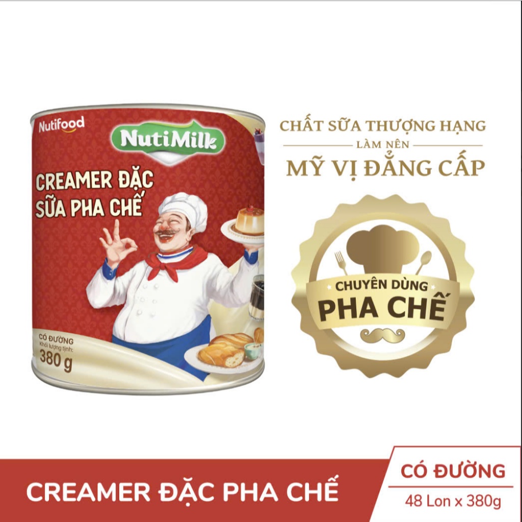 Nutimilk - Creamer Sữa Đặc Có Đường - Lon 380g | Shopee Việt Nam