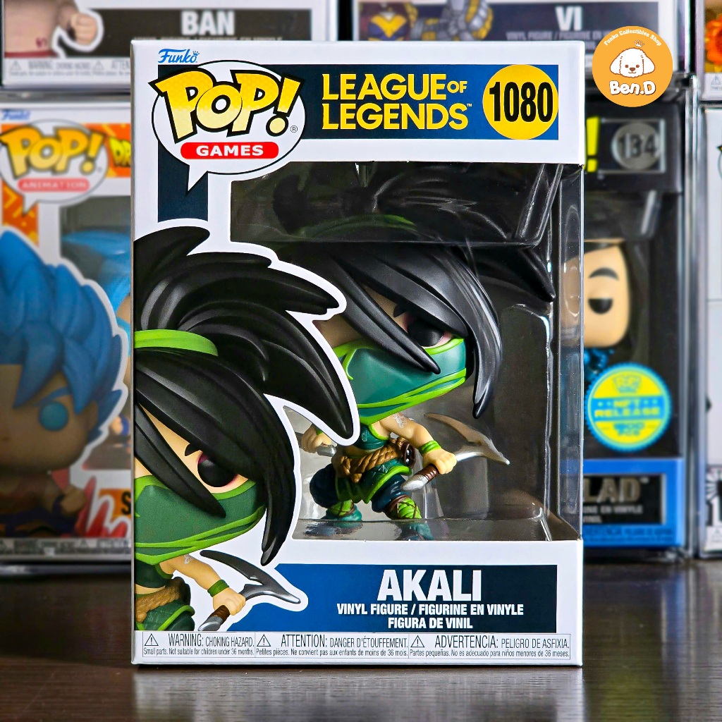 Mô hình Funko POP! Games: League of Legends - Akali #1080 | Shopee Việt Nam