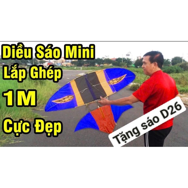 Diều Sáo Đuôi Cá 1,1m Bộ ! Kèm theo 1 Quả Sáo D26 !... | Shopee Việt Nam