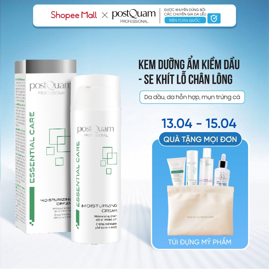 Kem dưỡng ẩm kiềm dầu, se khít lỗ chân lông Moisturizing Cream PostQuam ...
