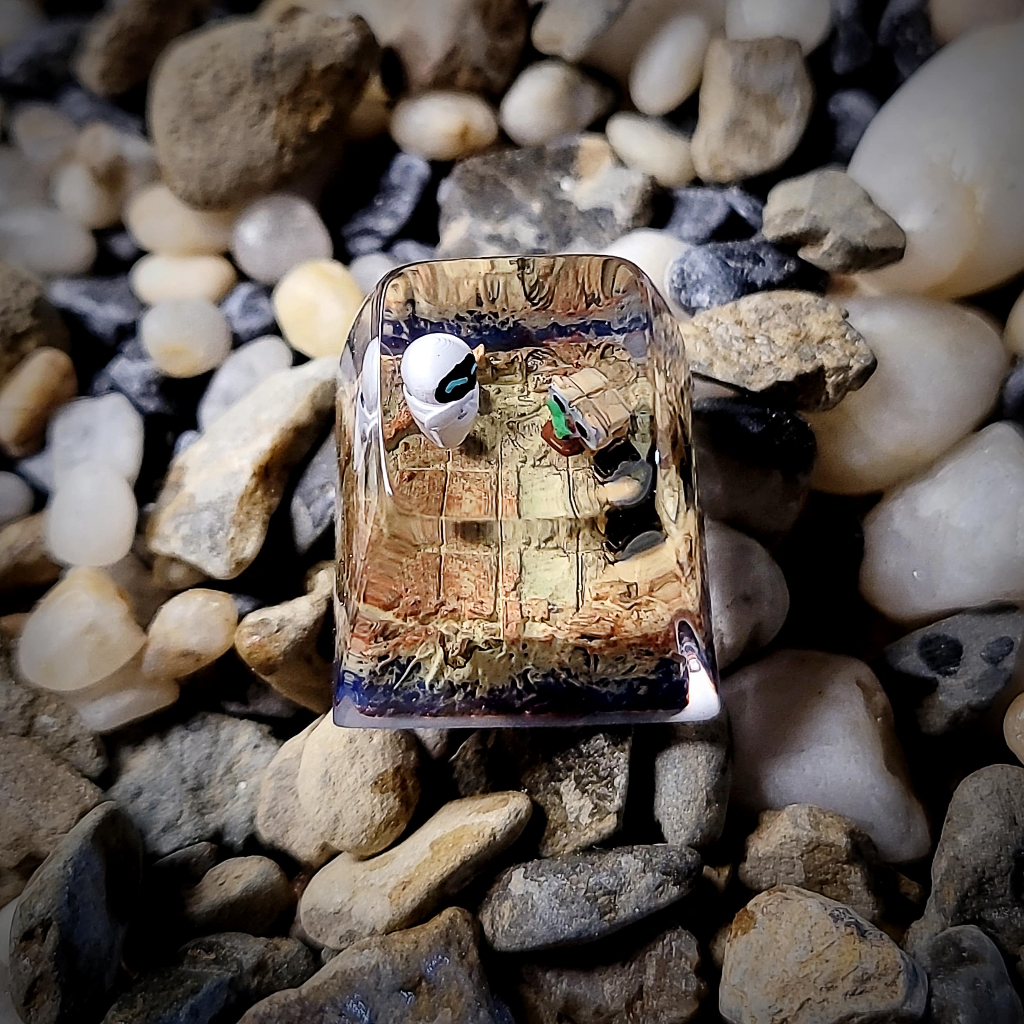 Keycap Wall-E Resin Epoxy Thủ Công – Keycap Robot Đáng Yêu Cho Bàn Phím ...