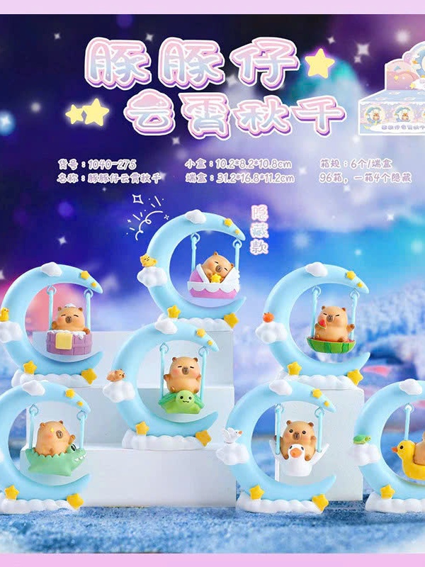 [TỔNG HỘP] Blind Box Capybara, 1 mô hình hộp mù ngẫu nhiên Chuột lang ...