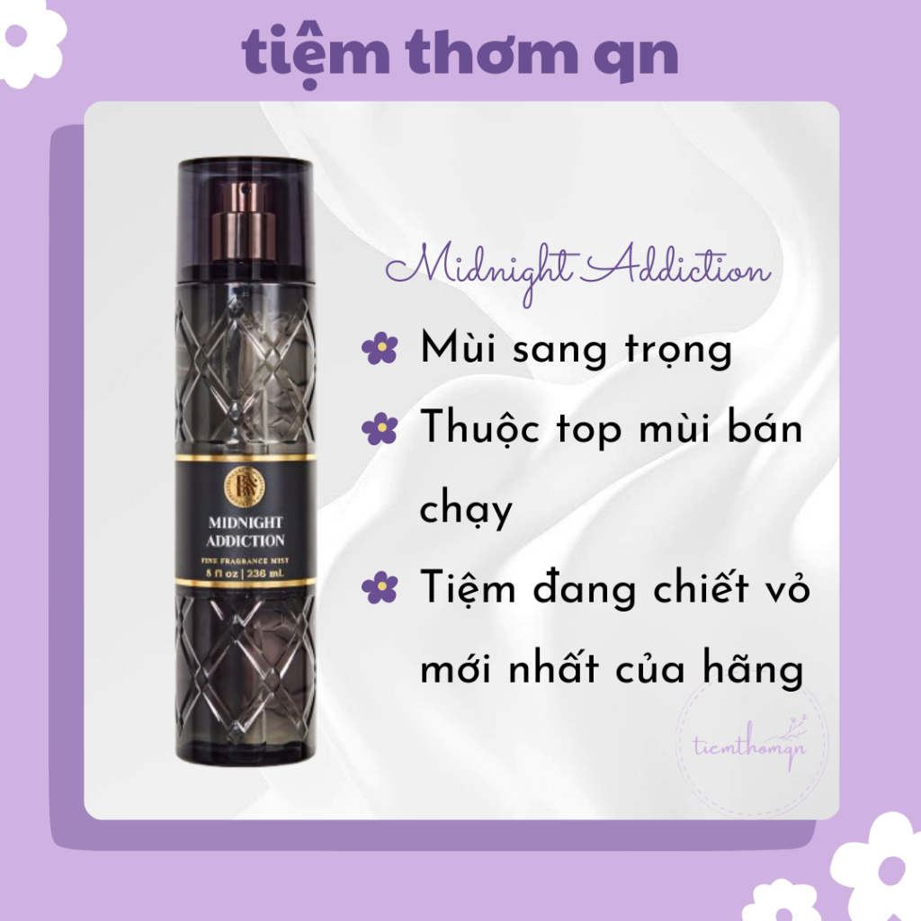 [Everyday Luxuries 2025] Midnight Addiction - Xịt Thơm Toàn Thân Body ...