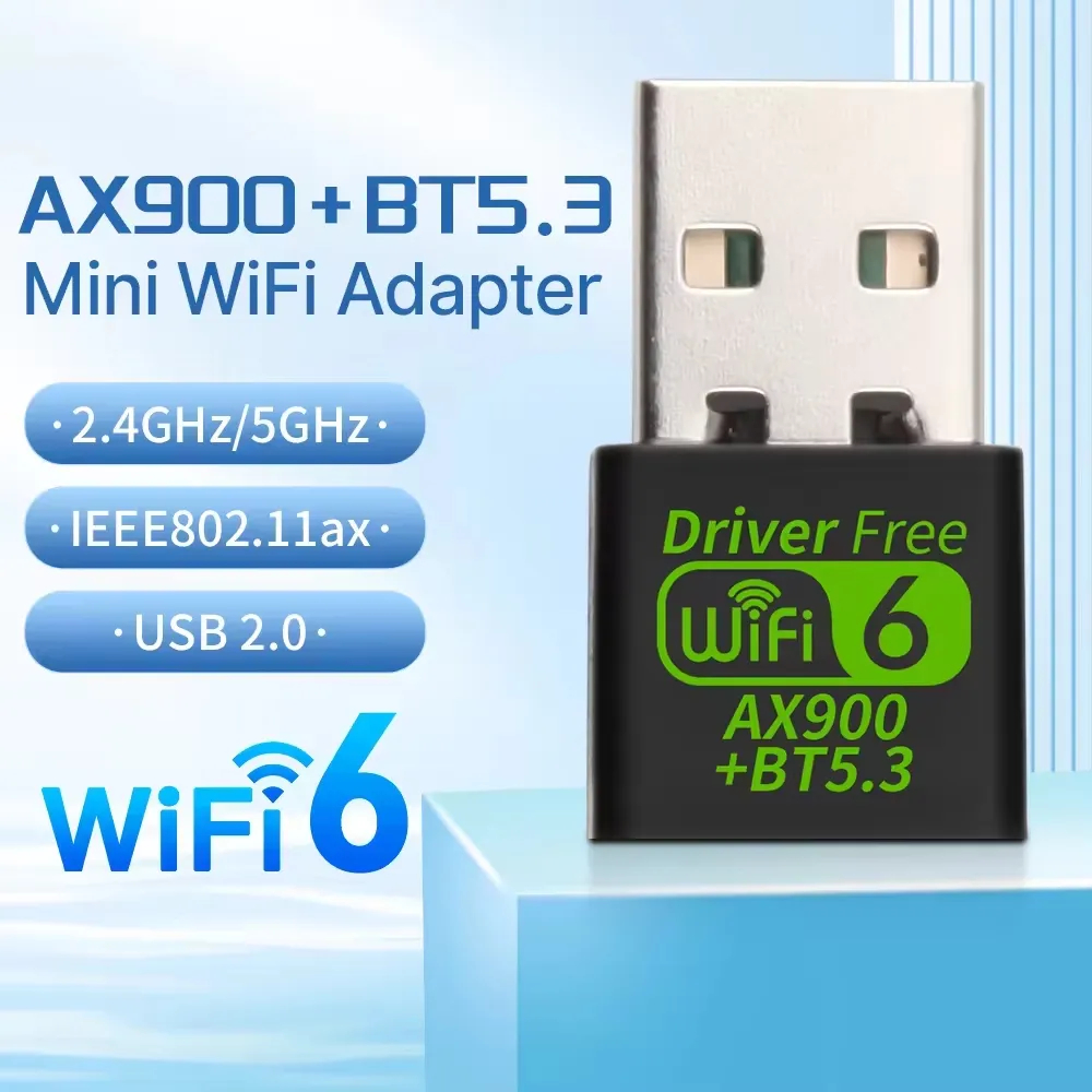USB wifi 6 AX900 + Bluetooth 5.3, USB wifi AX900 + BT 5.3, USB wifi 6 ...