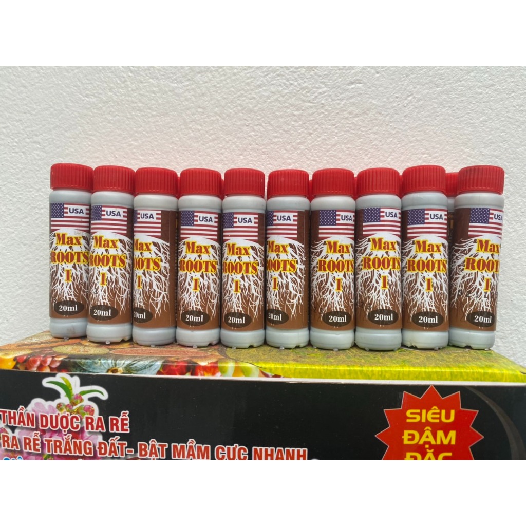 Phân bón Kích rễ cực mạnh Root 999 - Maxroots kích rễ của Mỹ ống 20ml ...