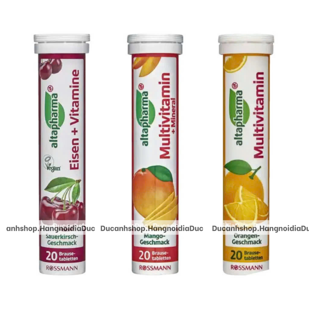 (Nội địa Đức) Viên sủi Altapharma Multivitamin bổ sung vitamin và ...
