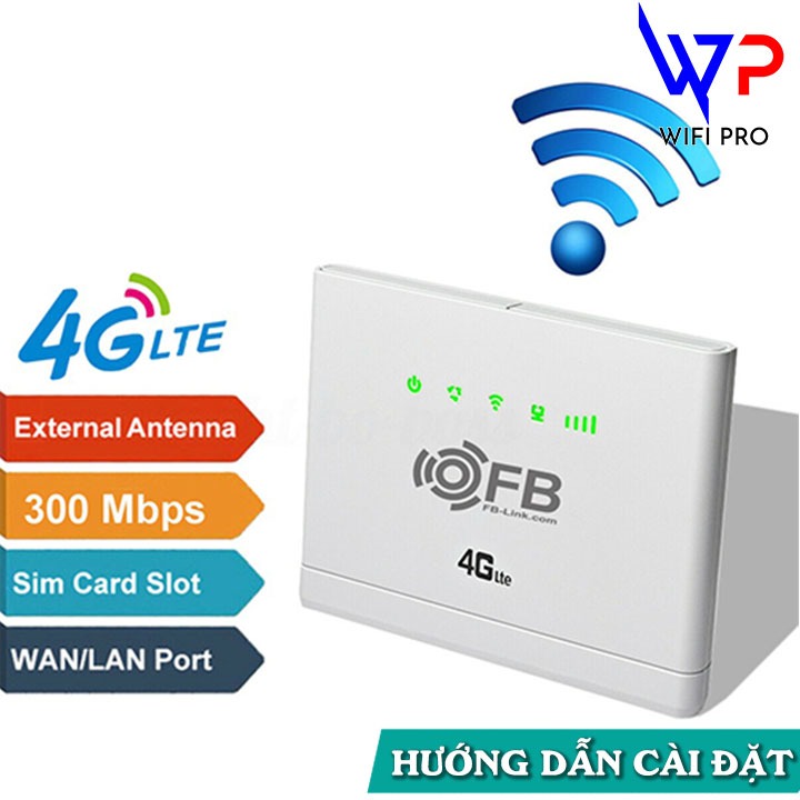 Bộ phát wifi từ SIM 4G LTE FB-LINK CPE-V01 (2 anten, 32 user, 3 port ...