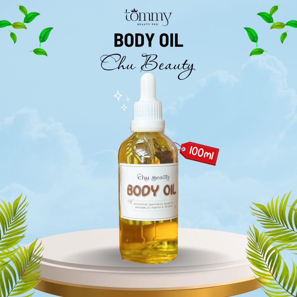 [HỎA TỐC] Dầu dưỡng da toàn thân, Body oil Chu Beauty 100ml handmade ...